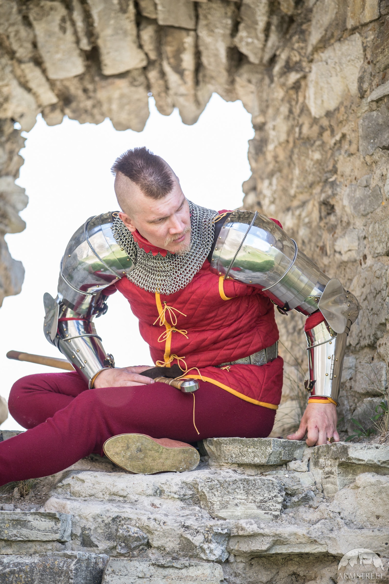 Roped Paladin Pauldrons errant Squire II - Etsy