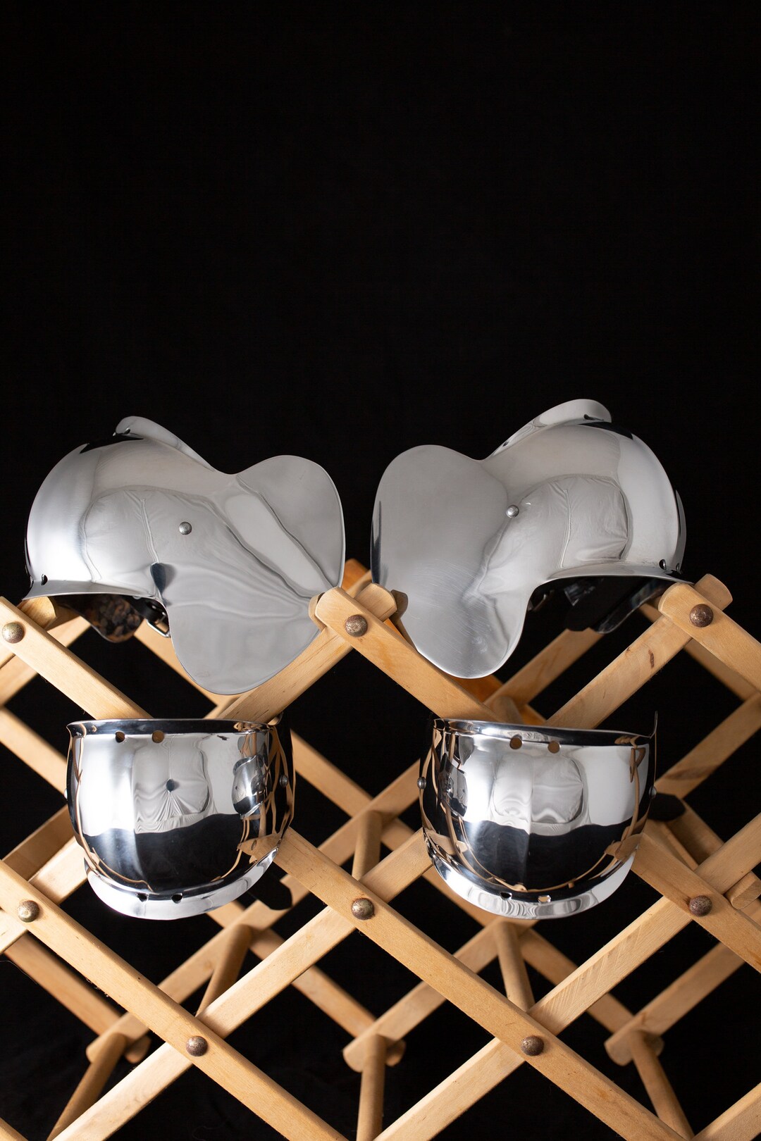 Armstreet Elbow & Knee Protection Set Hardened Cops for HEMA, SCA, WMA ...