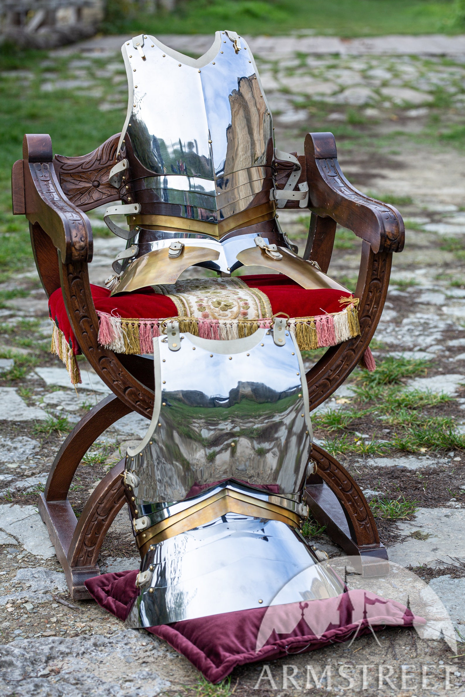 Female Spring Steel Cuirass With Tassets morning Star - Etsy