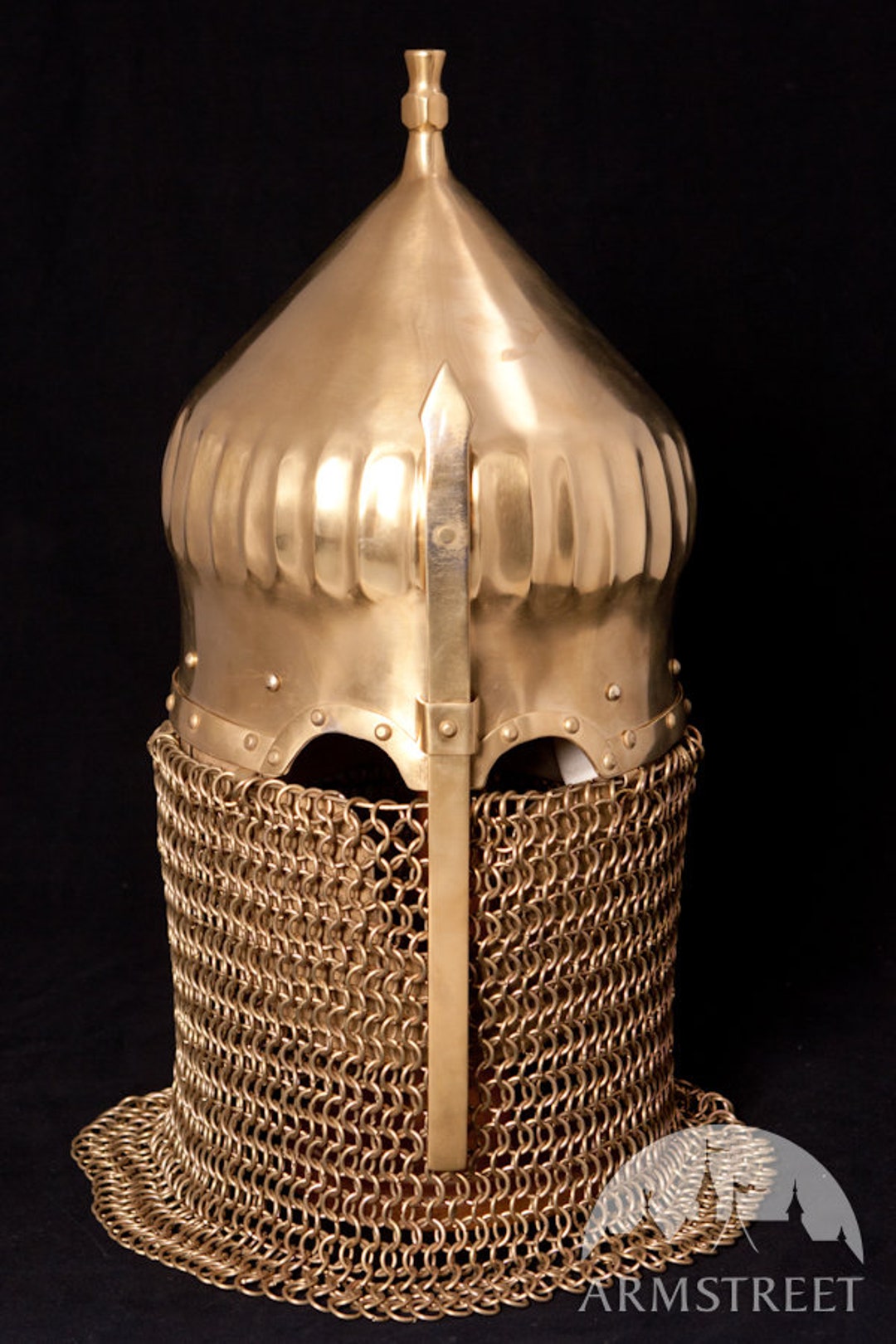 Armstreet Galvanized Helm Turban Medieval Helmet Functional Helm Armor ...