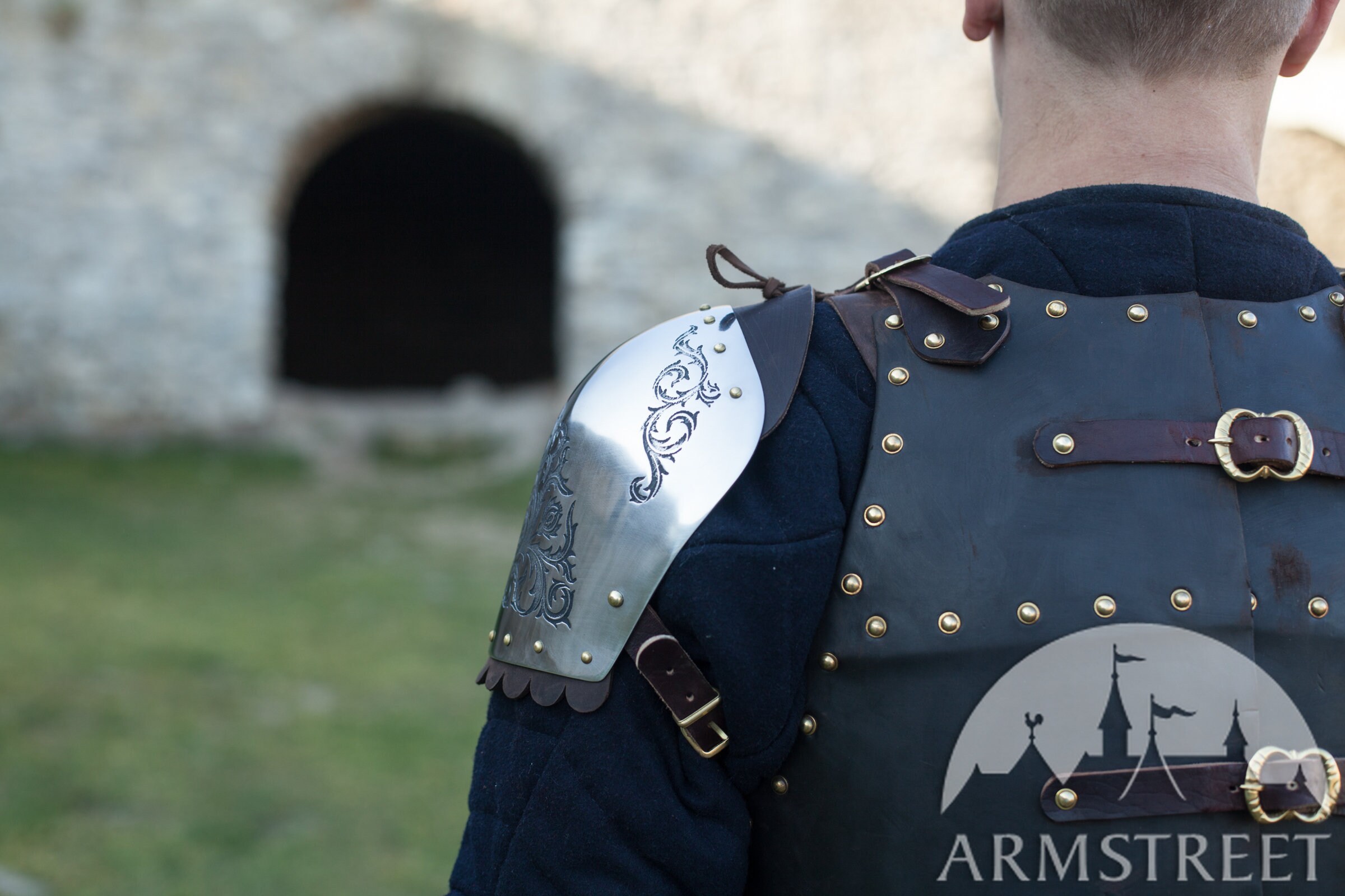 Etched Pauldrons knight of Fortune Medieval - Etsy UK