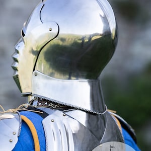 Gothic Sallet Helmet XV Century XV Century Helmet With Bellows Visor ...