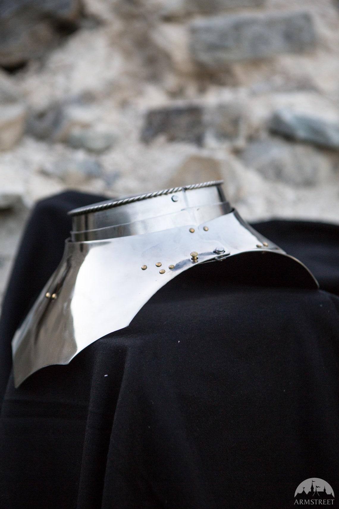 Gothic Gorget With Roped Edge and Articulation Neck - Etsy