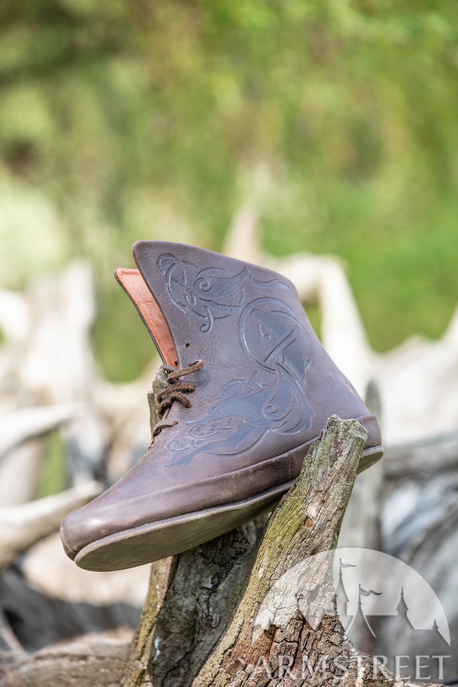 IN STOCK Women Viking Shoes With Lacing Gudrun the - Etsy