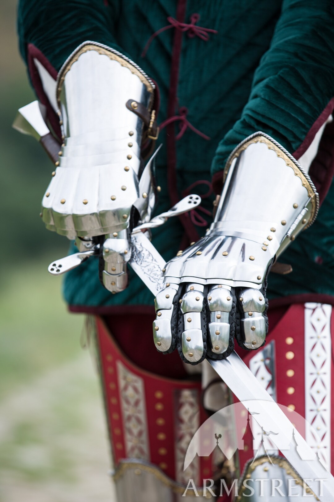 Armstreet Finger Gauntlets the Kingmaker 15th Centurystyle Articulated ...