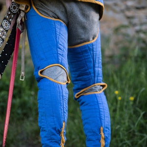 Armstreet Linen Leg Underarmour Padding the Kingmaker Chausses LARP SCA ...