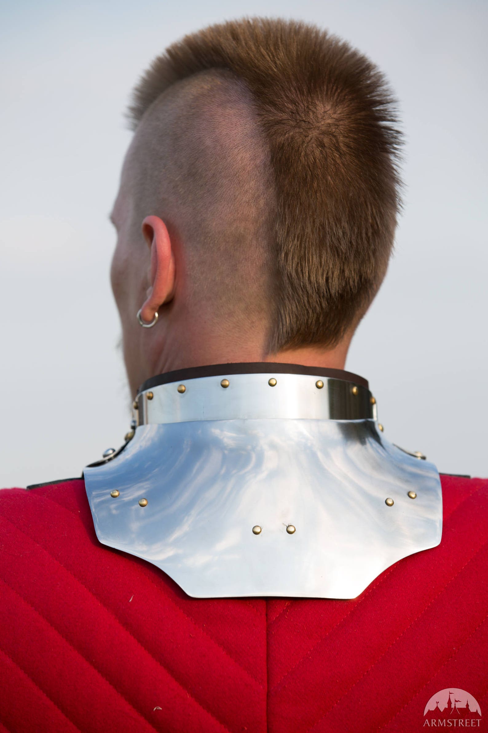 Gorget Errant Squire Bevor Armour Steel Armor | Etsy