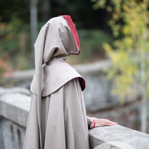 Limited Edition XVI Century Woolen Hood key Keeper Medieval - Etsy