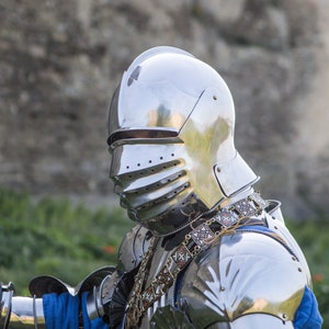 Gothic Sallet Helmet XV Century XV Century Helmet With Bellows Visor ...