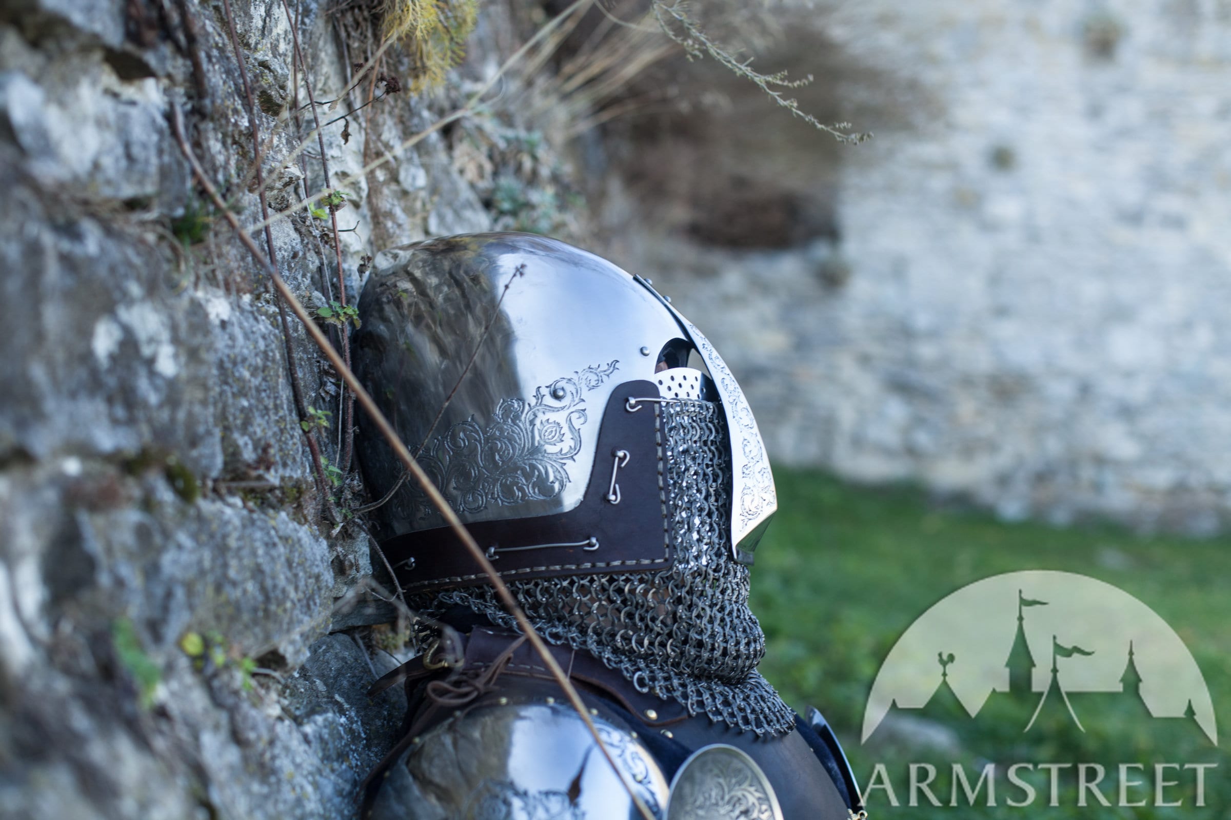 Helm knight of Fortune Medieval Bascinet Helmet | Etsy