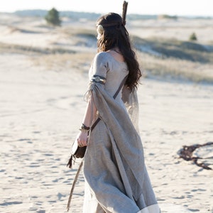 Fantasy Tunic labyrinth Flax Dress Linen Dress - Etsy UK