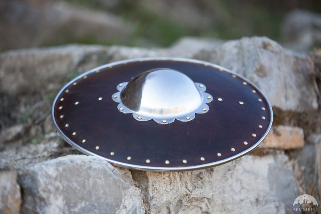 Armstreet Medieval Buckler With Leather hound of War Decorative Shield ...