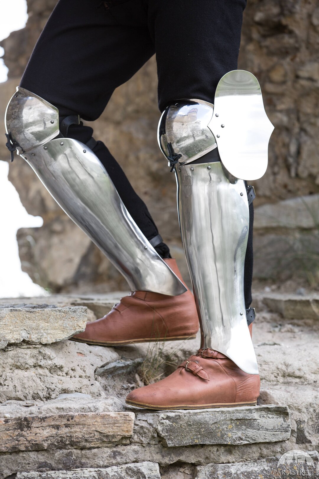Armstreet Flexible Steel Leg Armor LARP SCA Cosplay Ren Fair Medieval ...