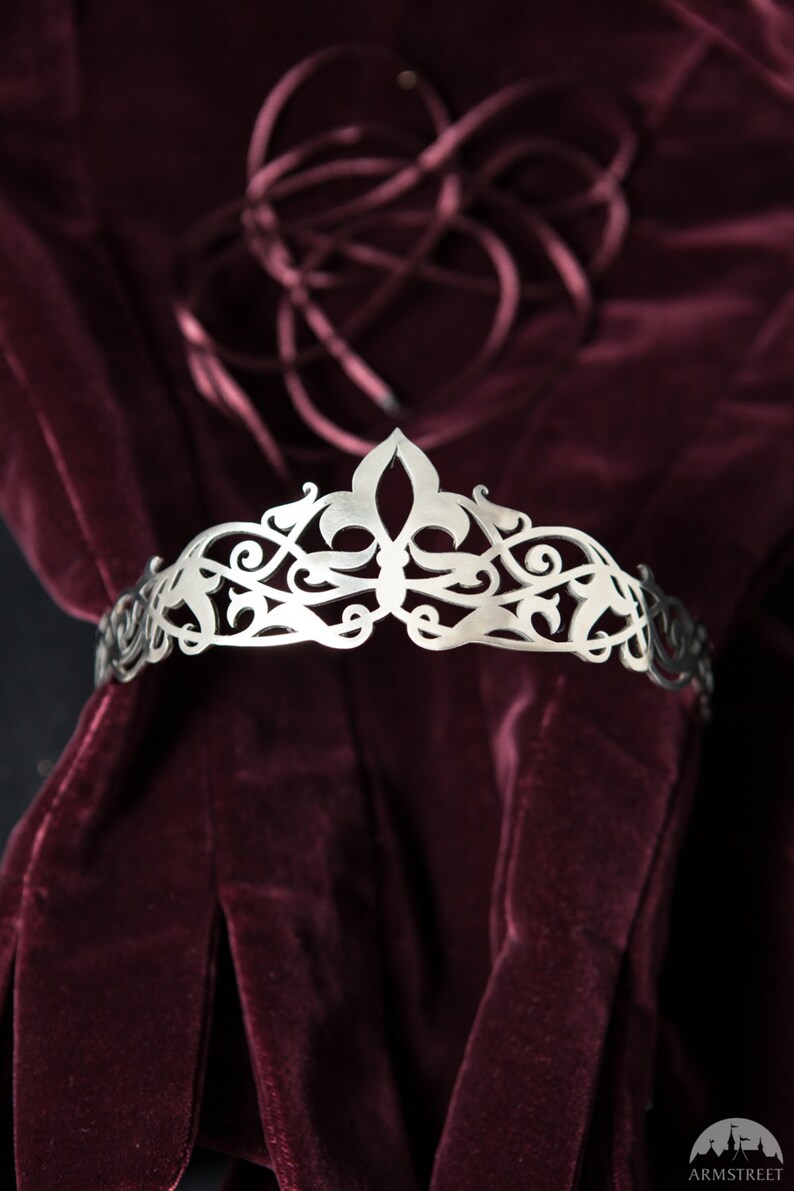 Medieval Tiara Circlet Crown Womens Crown Princess Etsy