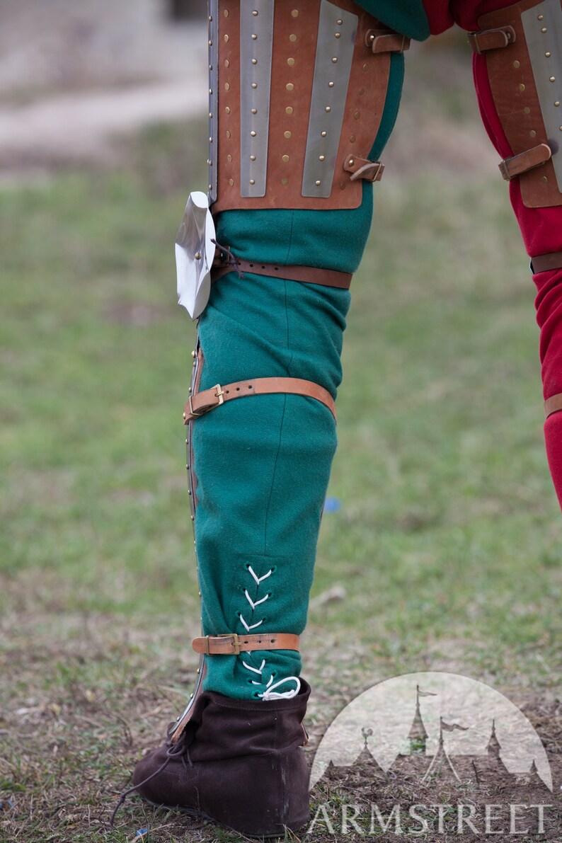 Medieval Leg Armor hound of War Sca Men's - Etsy