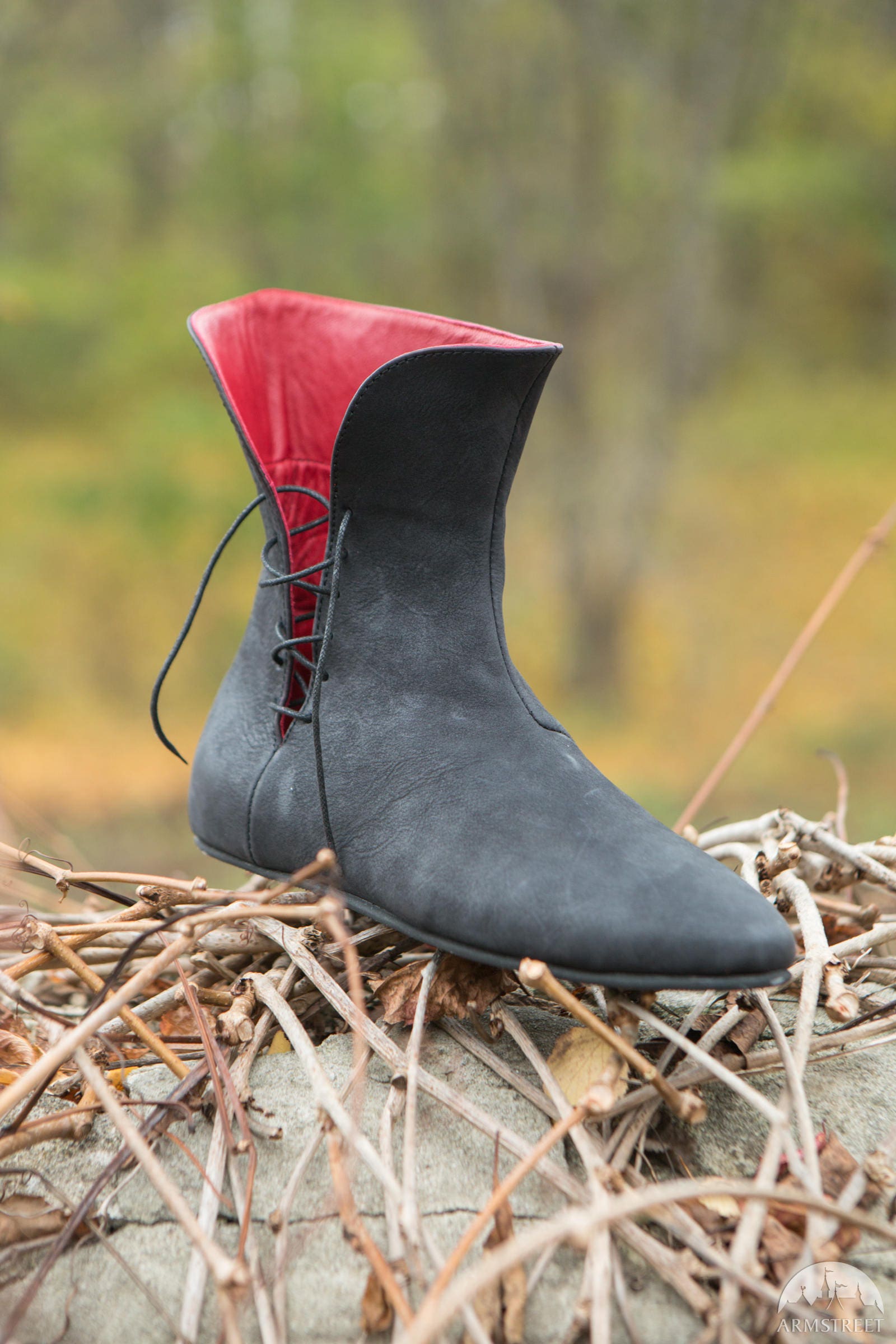 Medieval Fantasy Womens Leather Boots Goth Shoes Gothic | Etsy