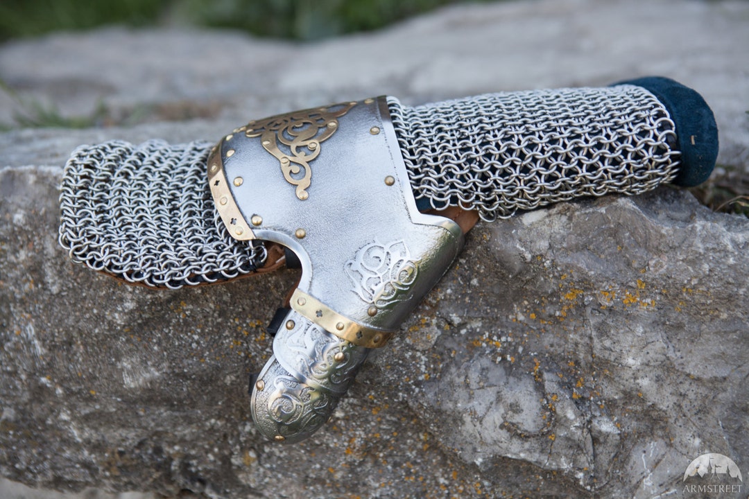 Armstreet Combat Eastern Demi-gauntlets king of the East Medieval LARP ...
