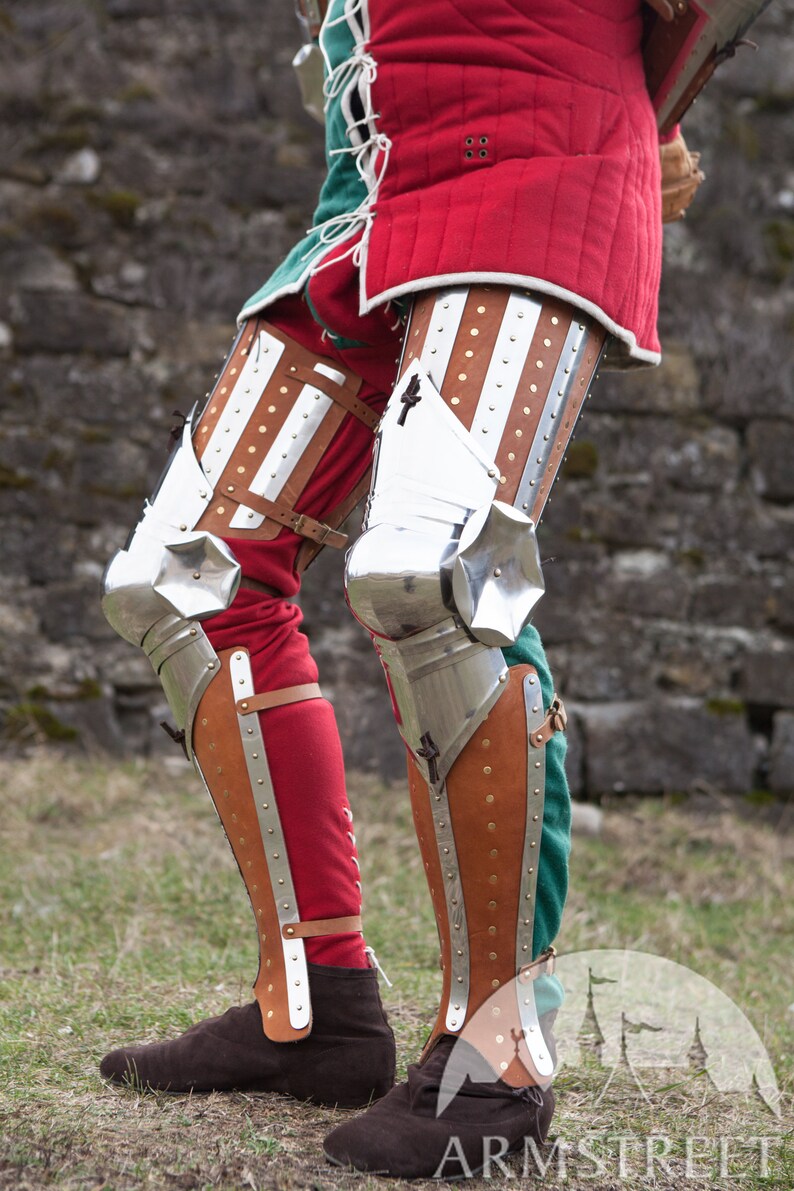 Medieval Leg Armor hound of War Sca Men's - Etsy