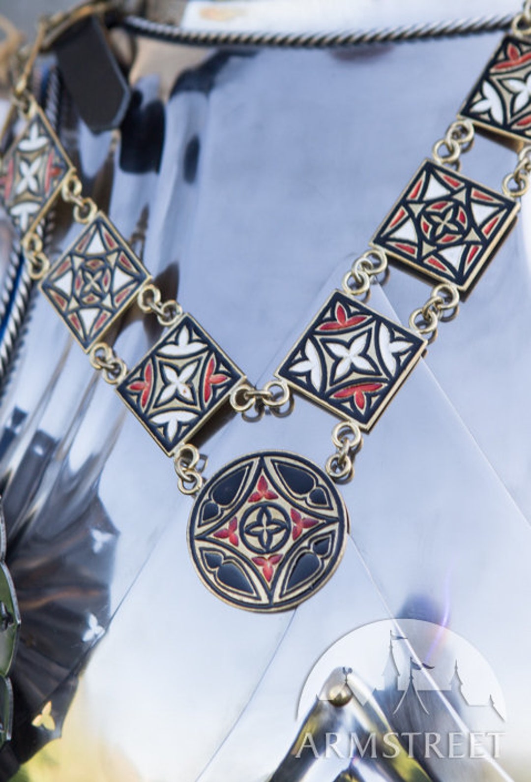 Armstreet Enameled Brass Chain of Office for Gothic Knight Authentic ...