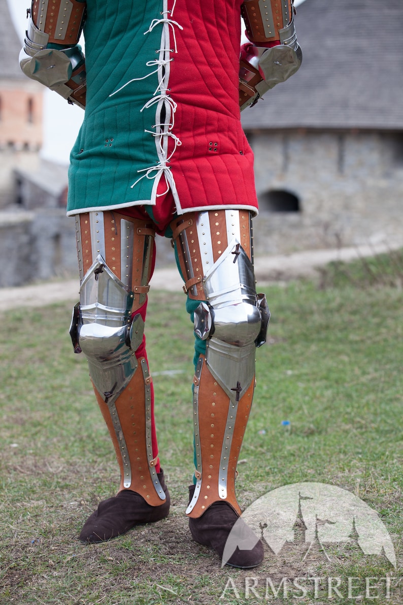 Medieval Leg Armor hound of War Sca Men's - Etsy