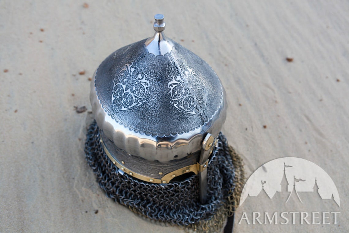 Mens Medieval Turban Helmet prince of the East | Etsy