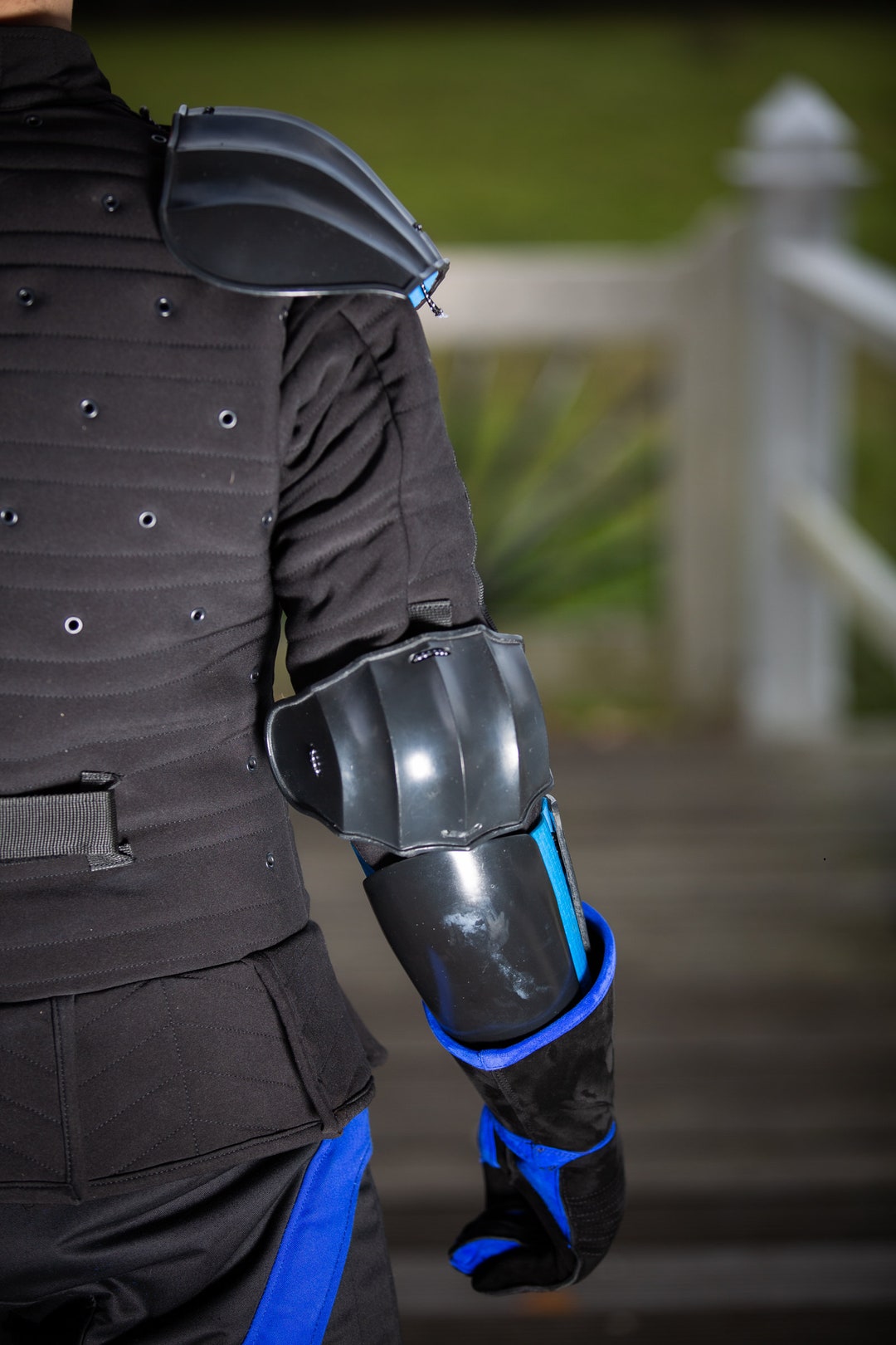 Armstreet Edge Ridged Elbow Protection HEMA SCA Fencing Combat Sport ...