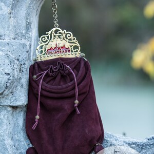 Armstreet Suede Bag With a Brass Frame renaissance Memories & Ornate ...