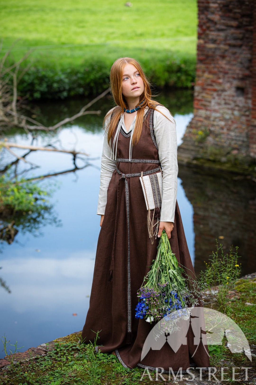 Armstreet Viking Sleeveless Overtunic With Trim & Accents ilse the ...