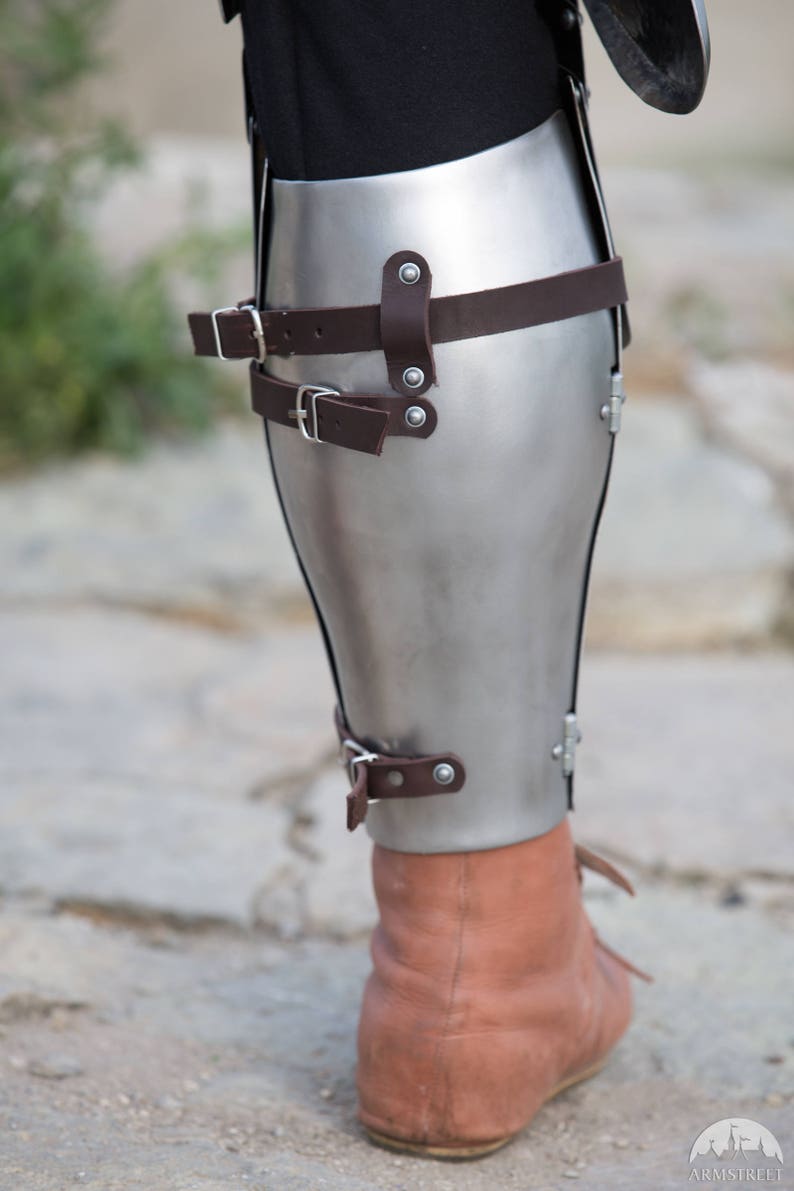 Medieval Leg Armor 3 In1 Men's Armour Functional Armour - Etsy