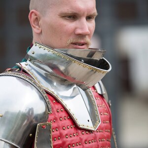 Armstreet Medieval Bevor With Sallet Gorget the Kingmaker LARP SCA ...