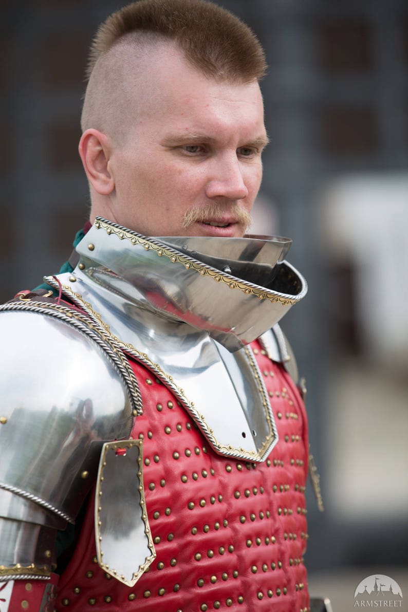 BUY 2-15% OFF Bevor with Sallet Gorget The | Etsy