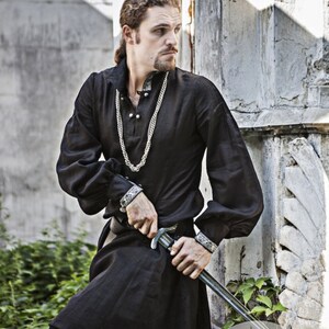 Armstreet Medieval Linen Warrior Tunic Historical Renaissance Noble ...