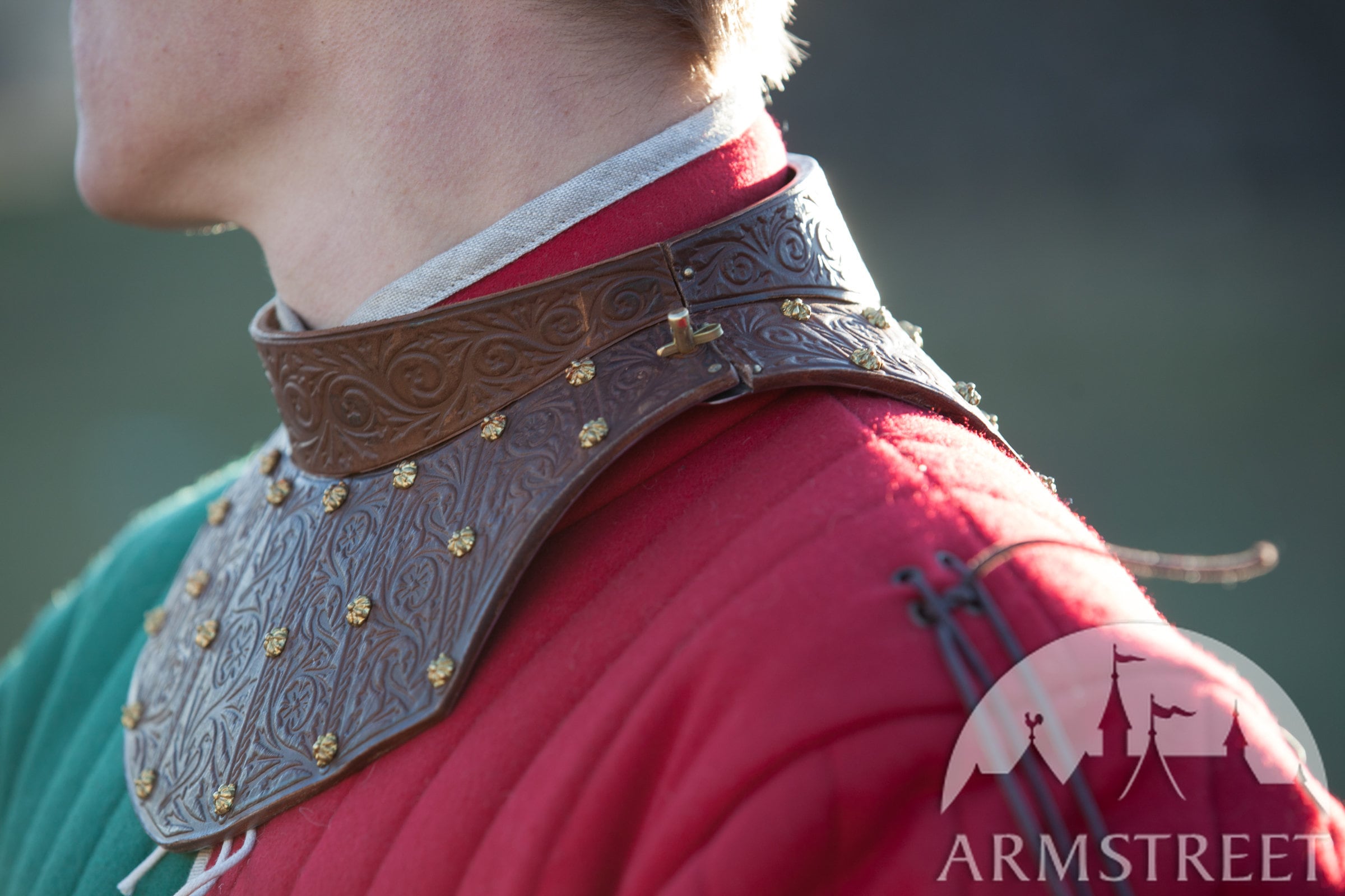 Medieval Gorget Neck Armor Leather Gorget | Etsy