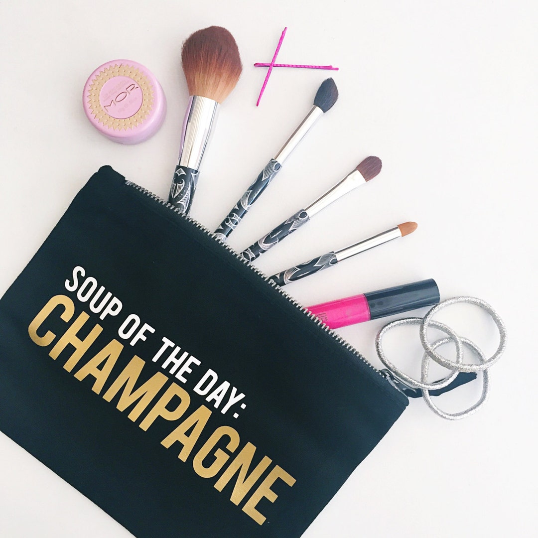 Champagne Campaign Make up Bag | Soup of the Day: Champagne-makeup Bag ...