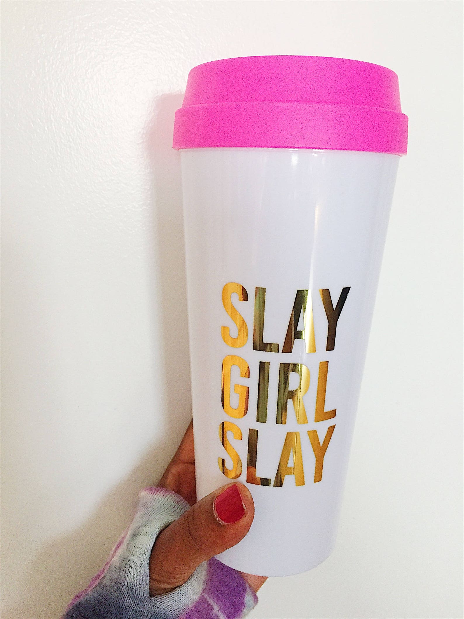 Slay Girl Slay Coffee Travel Mug Travel Coffee Thermal Cup - Etsy