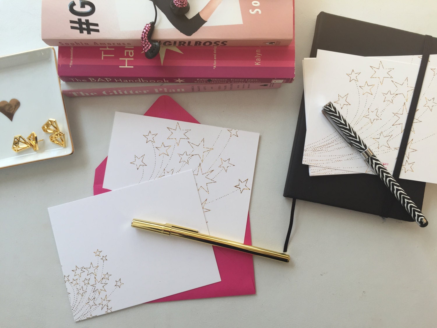 Seeing Stars Stationery Set | Thank You Notes - Star Note Cards - Note ...