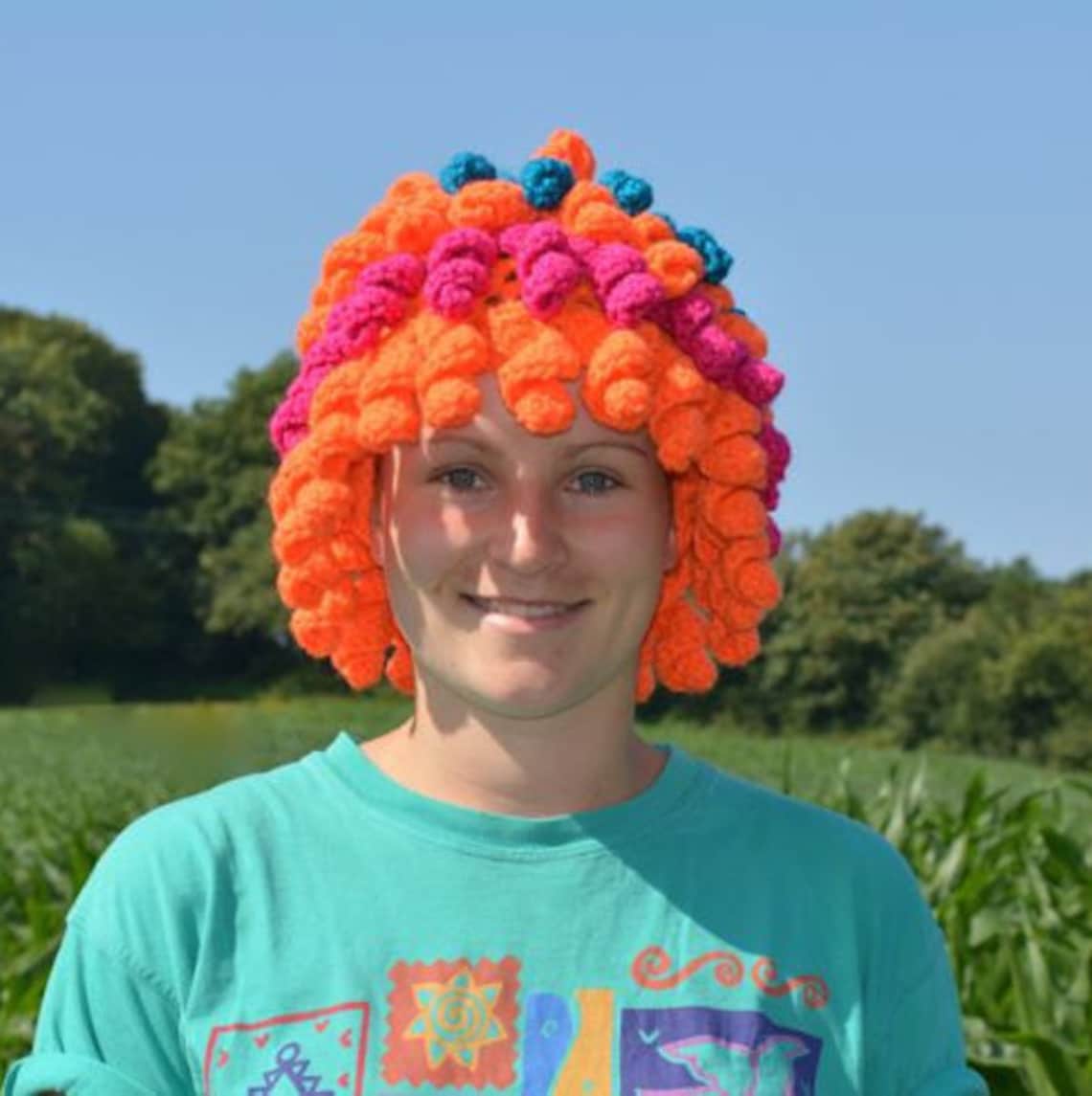 Patterns as PDF: Curly Hat Wig - Etsy