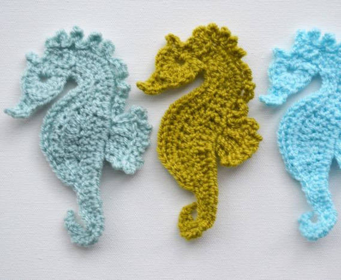 Pattern PDF: Seahorse Motif - Etsy