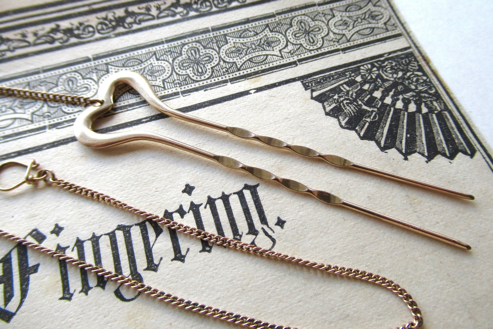 Antique Vintage Victorian Hair Pin Pince-nez Eye Glass - Etsy