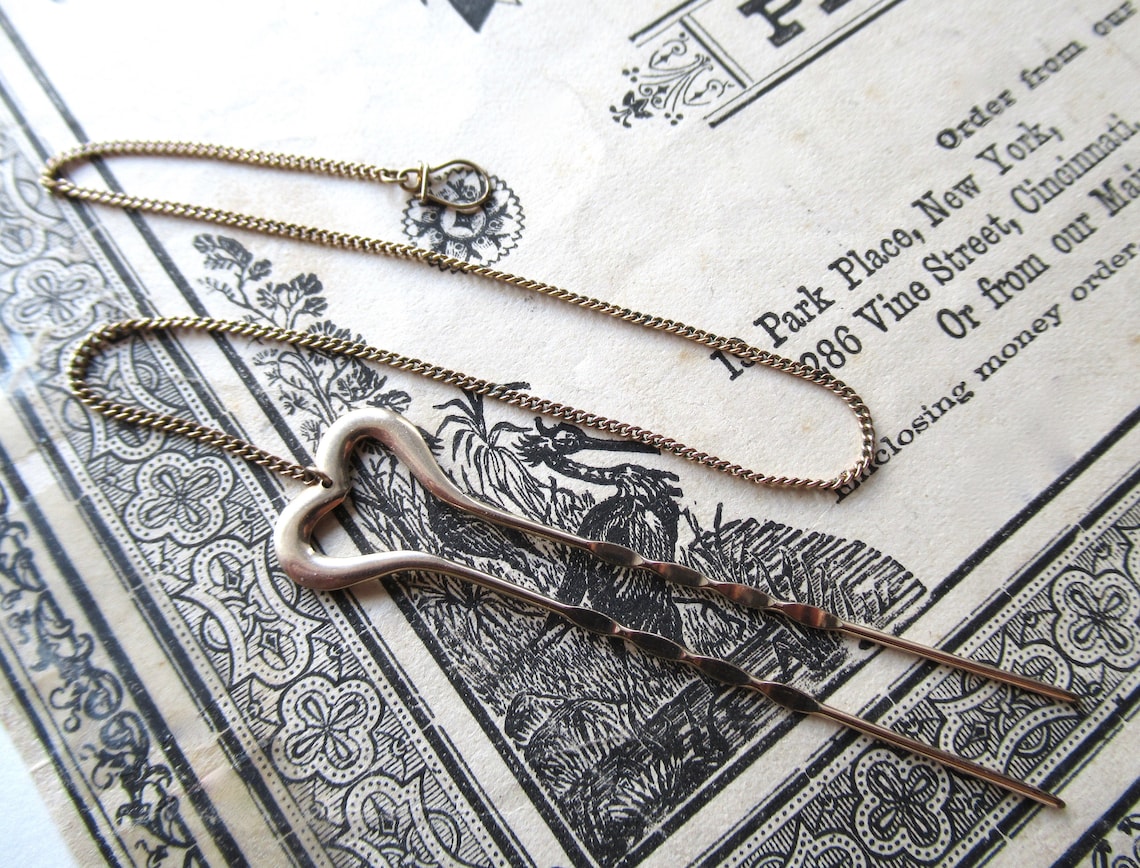 Antique Vintage Victorian Hair Pin Pince-nez Eye Glass - Etsy