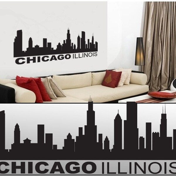 Chicago Wall Decal - Etsy