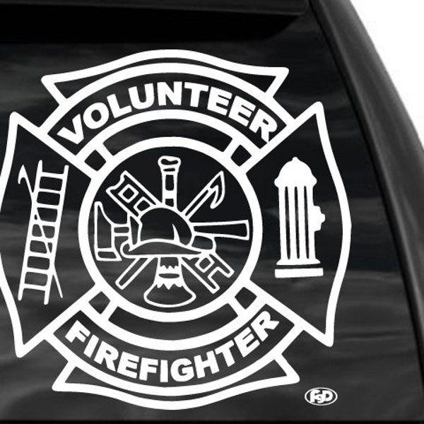 Fire Dept Decal - Etsy