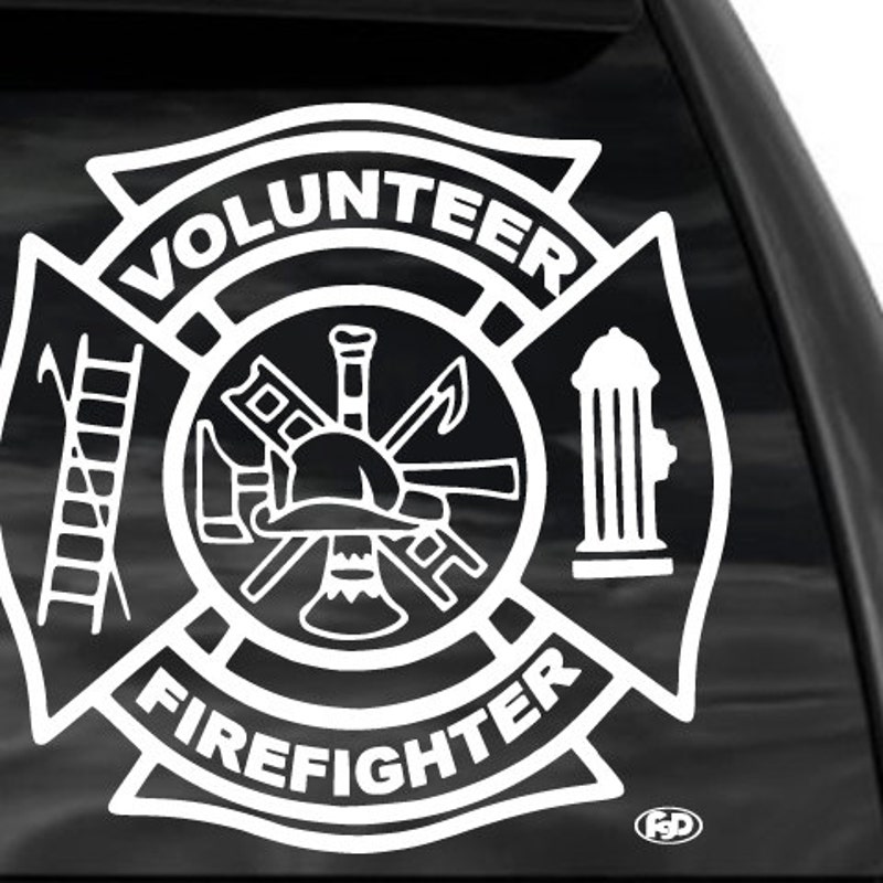 Fire Dept Decal - Etsy