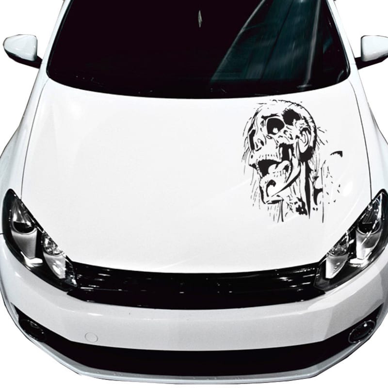 Zombie Car Decal - Etsy