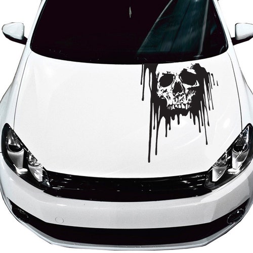 Dripping Skull Decal - Etsy