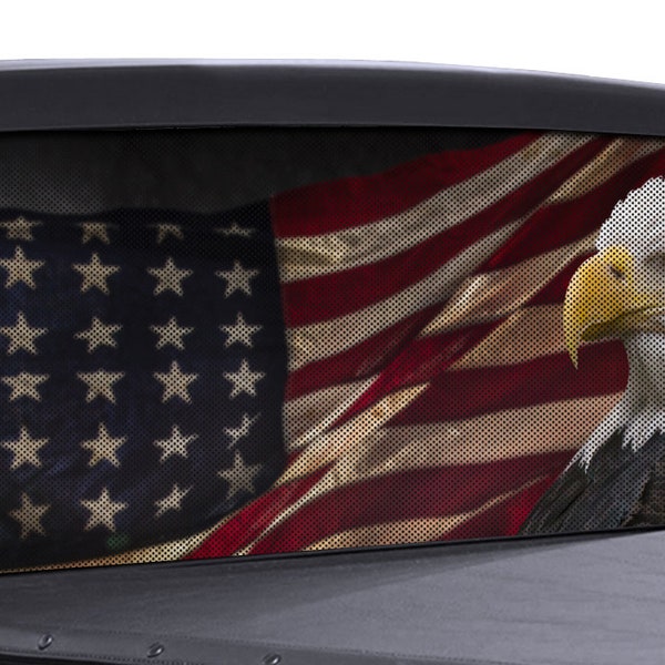 Eagle Window Decal - Etsy