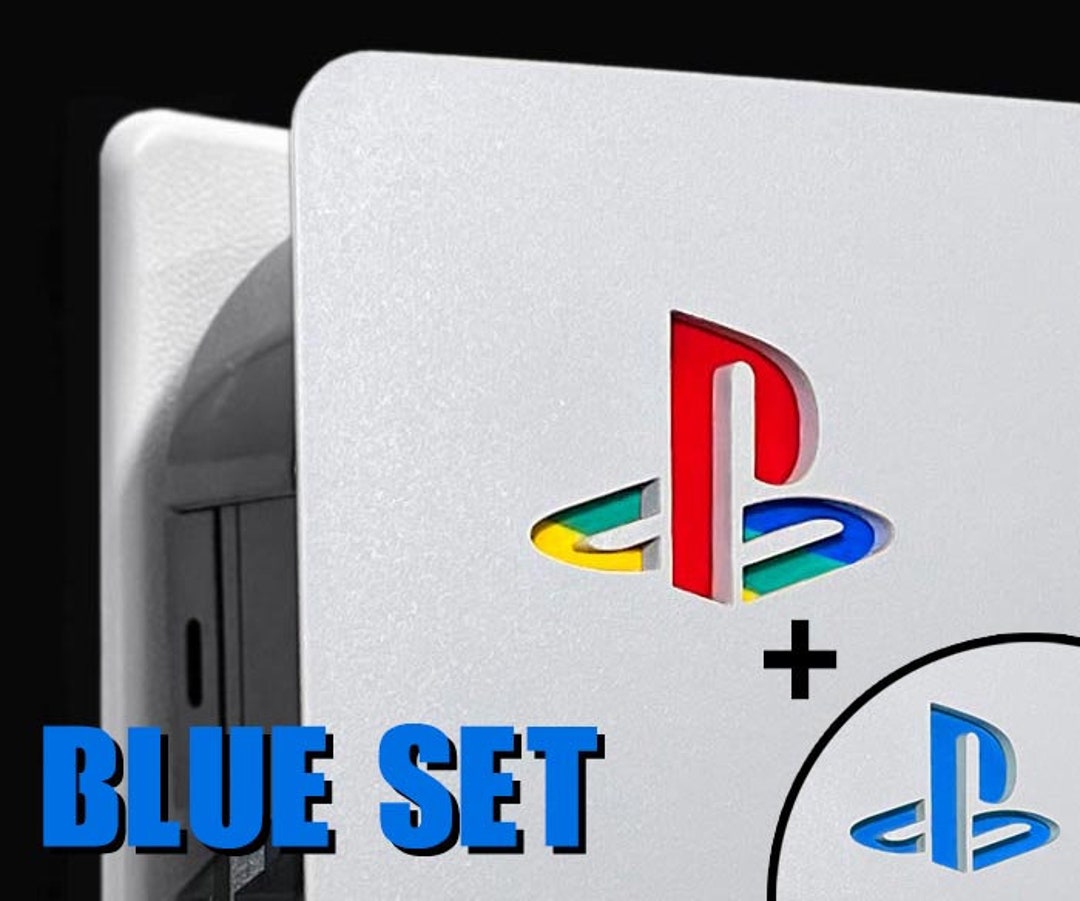 PS5 – Logo Underlay Decals – CLASSIC/BLUE SET - Etsy