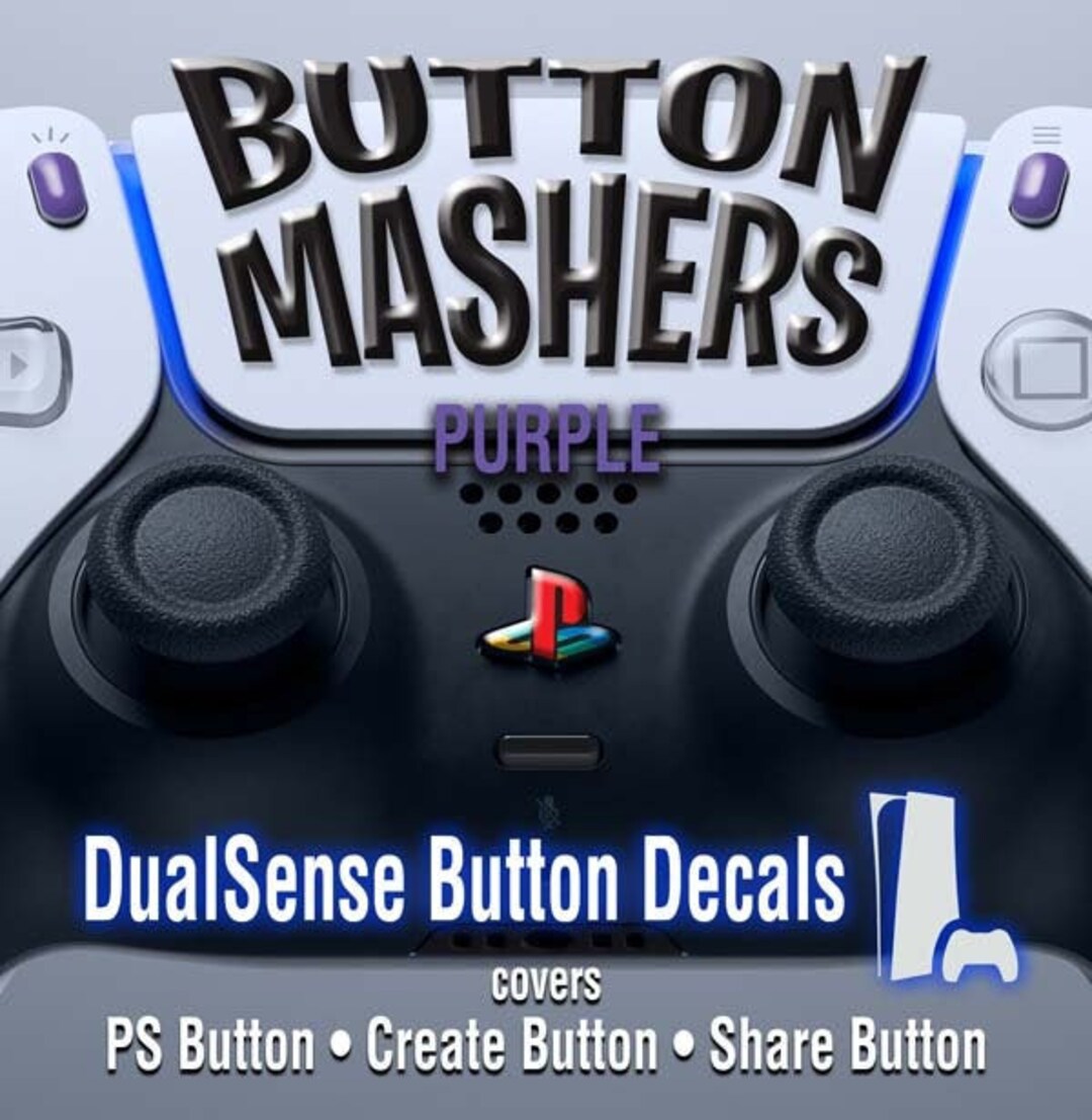 PS5 – BUTTON MASHERS – Dualsense Buttons – PURPLE - Etsy