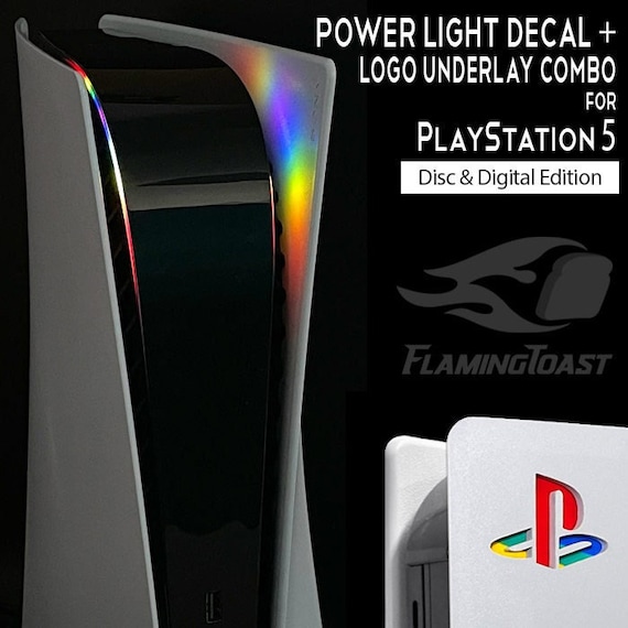 PS5 Power Light Decal and Underlay Sticker Combo Playstation | Etsy