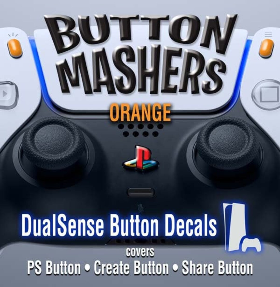 PS5 BUTTON MASHERS Dualsense Buttons ORANGE - Etsy